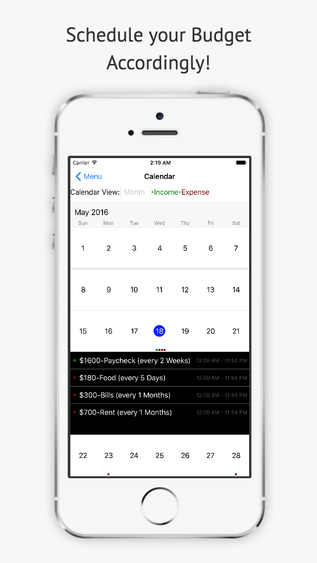 Money Motive App - Personal Budget Scheduler with Charts | Mobile ...